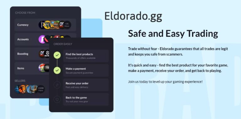 How Eldorado.gg Keeps Trades Safe and Stops Scammers: Trustworthy ...