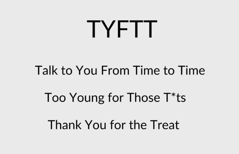 From Slang to Sarcasm: Every Meaning of TYFTT in Texts and Social Media ...