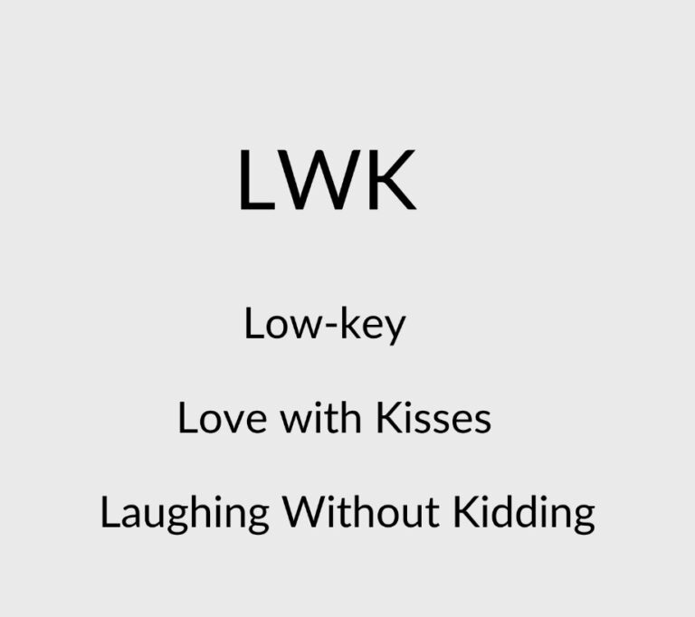 LWK Mean in Texting and Social Media - Blendspace